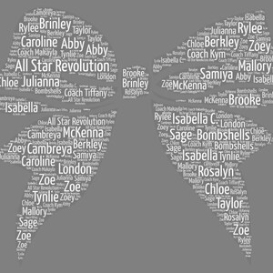 NEXT DAY Custom Personalized Logo Shape Word Art Wordle - Etsy