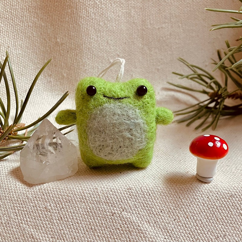 Felt Frog - Etsy