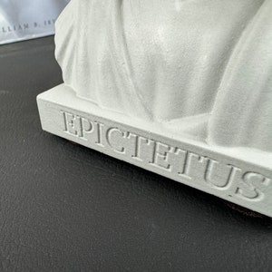 EPICTETUS Premium Heavy Concrete Bust | Ancient Greek Stoic Philosopher ...