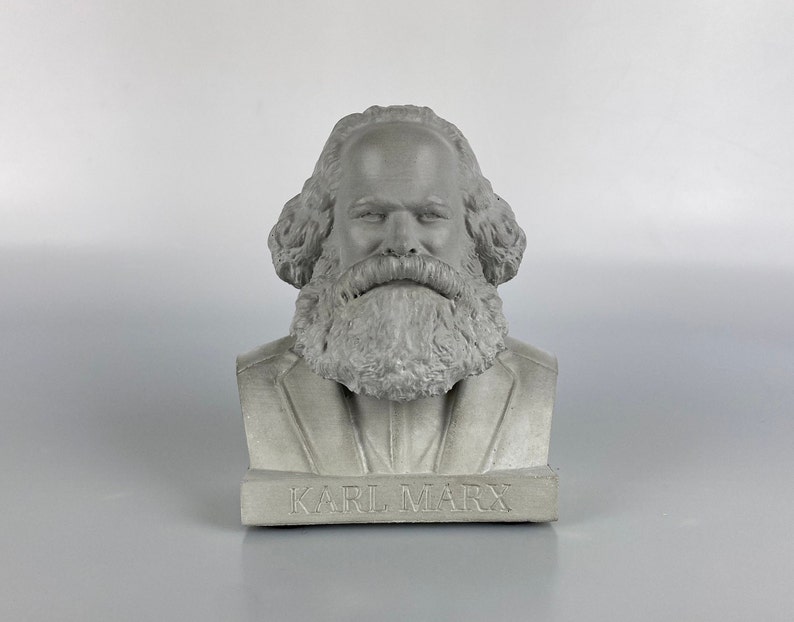 KARL MARX Premium Heavy Concrete Bust - Etsy