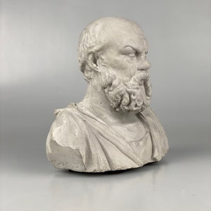 SOCRATES Concrete Bust, Greek Athenian Philosopher, Premium Classic ...
