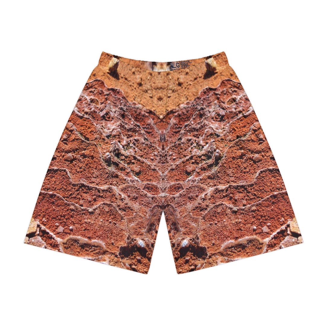 Geyser Ground Texture Men's Sports Shorts, Active Lifestyle Staple, Gym ...