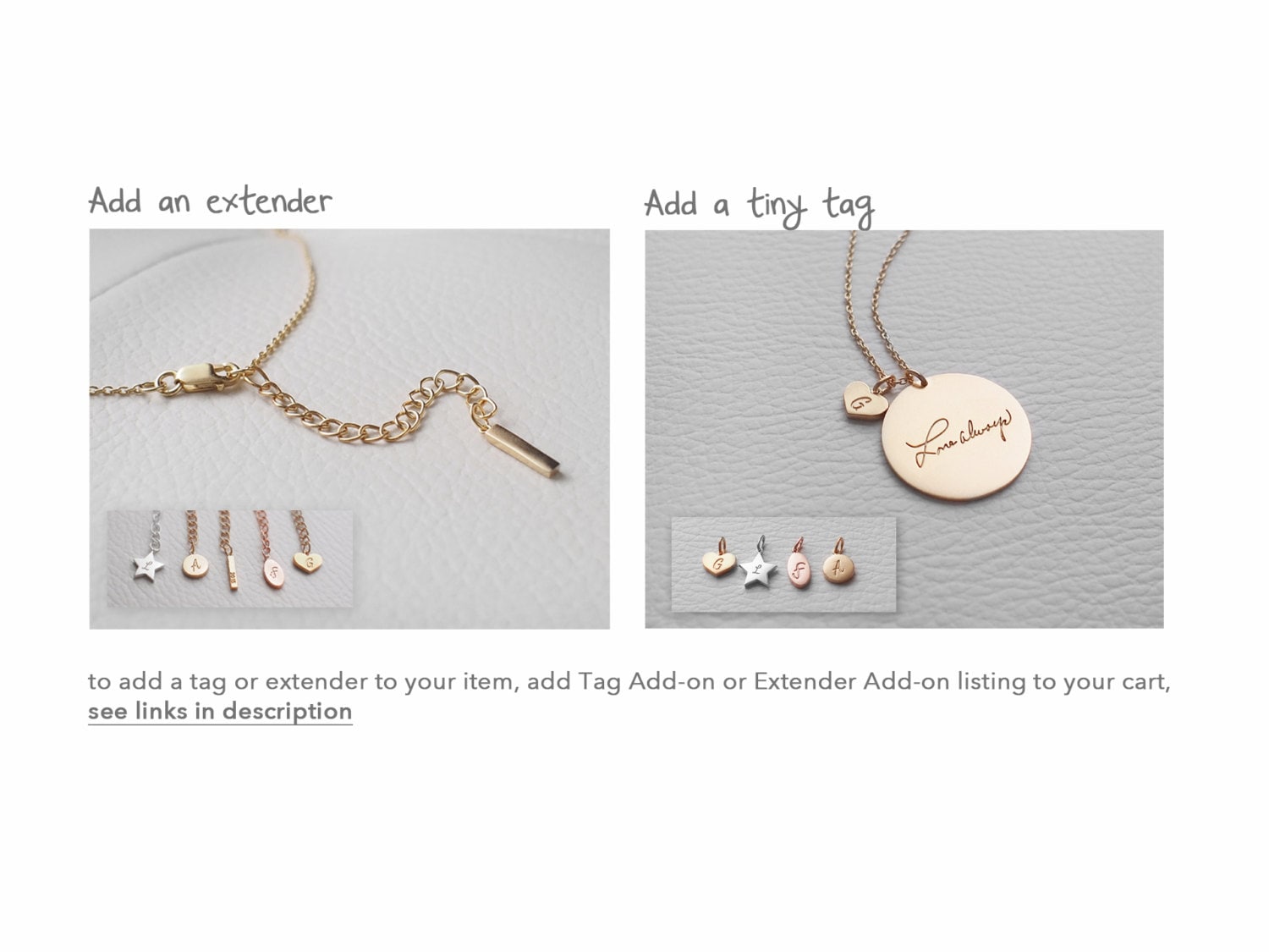 Actual Handwriting Heart Necklace Personalized Signature | Etsy