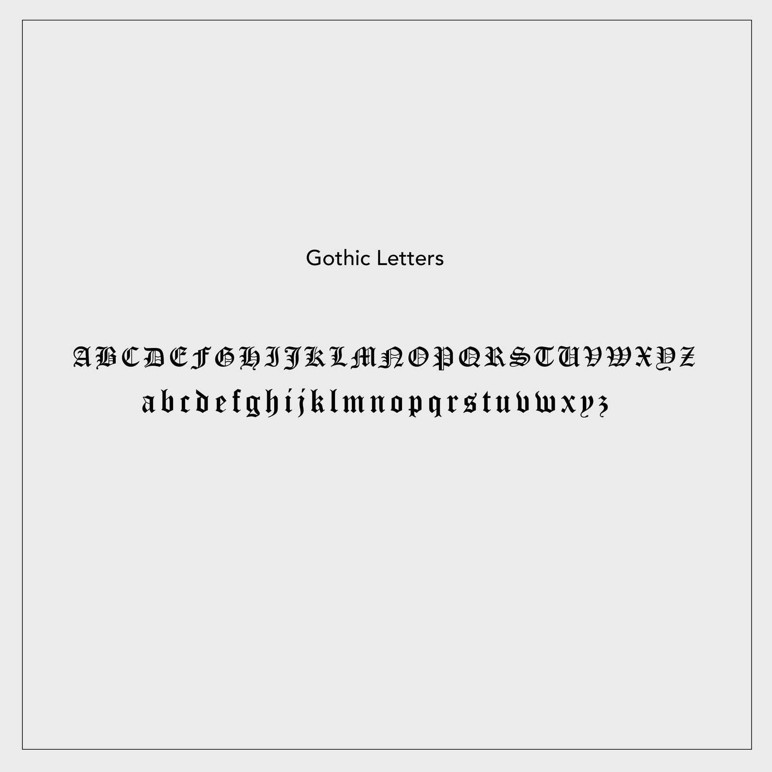 Gothic Name Necklace With Bold Curb Chain Personalized Name - Etsy