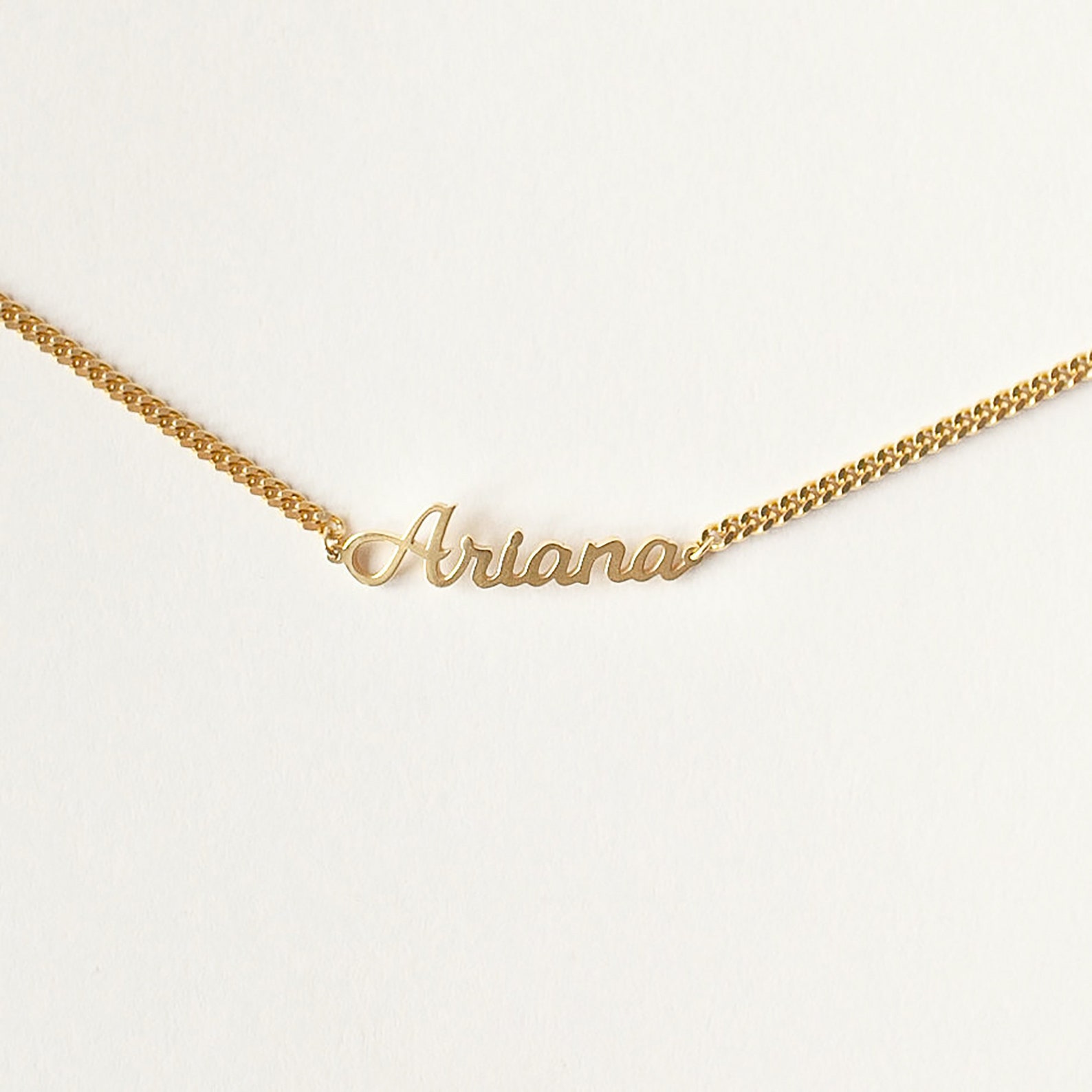 Custom Name Bracelet Bold Curb Chain Script Name Bracelet - Etsy
