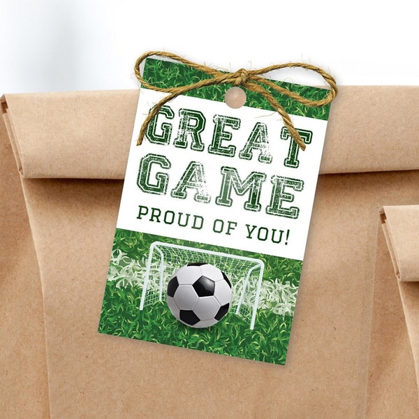 Printable Soccer Snack - Etsy
