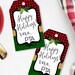 Printable Holiday PTA Tags, Christmas PTA Gift Tags, Printable Teacher ...
