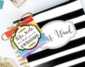 Teacher Appreciation Tags, Printable Take Note You are Awesome Gift ...