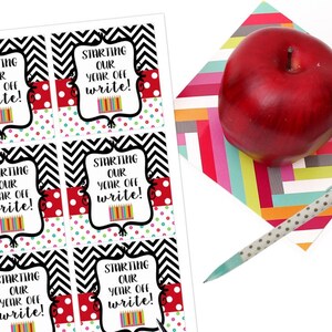 Printable Teacher Appreciation Gift Tags, Back to School, Start Our ...