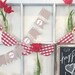 Printable Buffalo Plaid Bunting Banner, Printable Red Buffalo Plaid ...