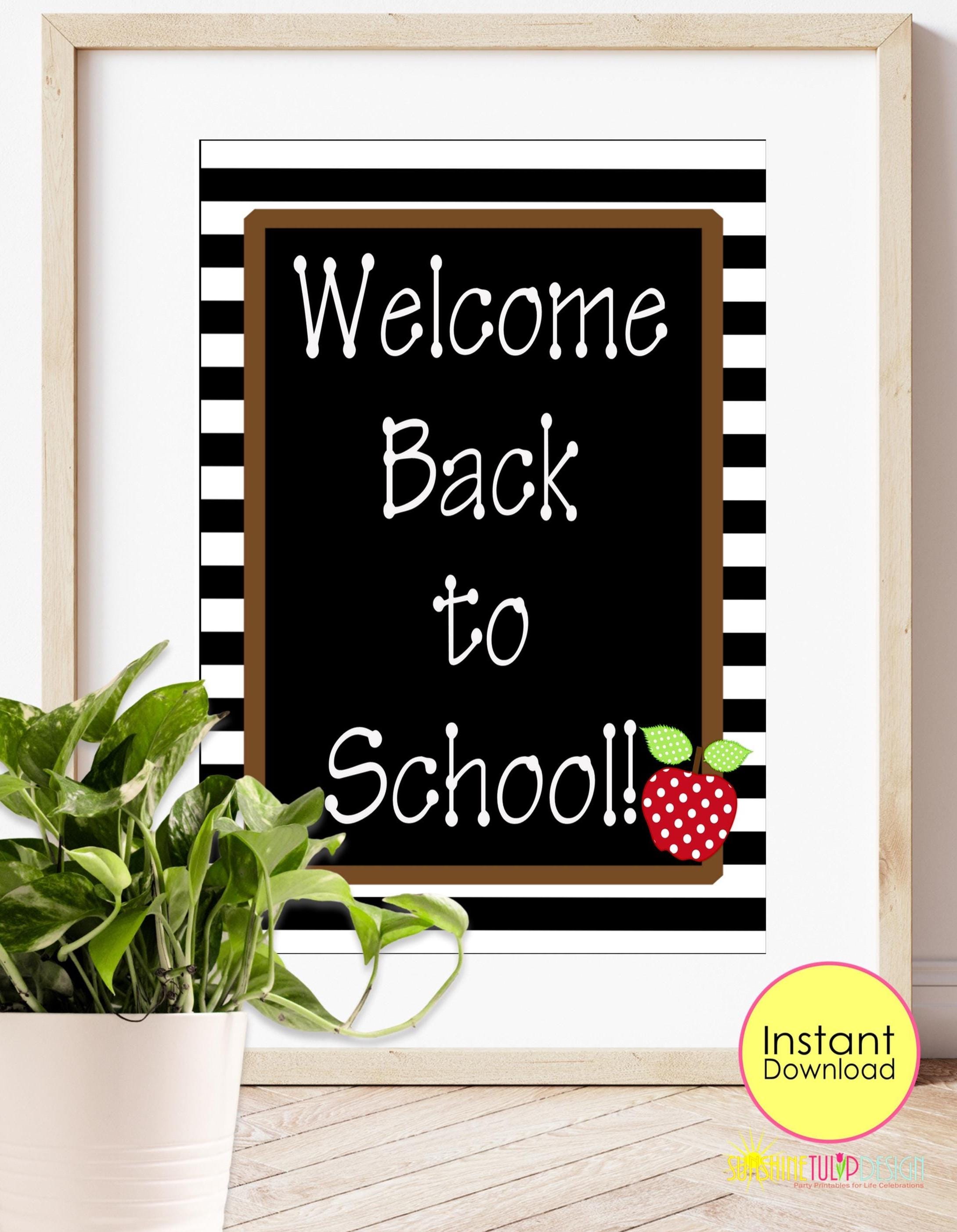 Printable Teacher Class Sign, Welcome Back to School, Teacher Class ...