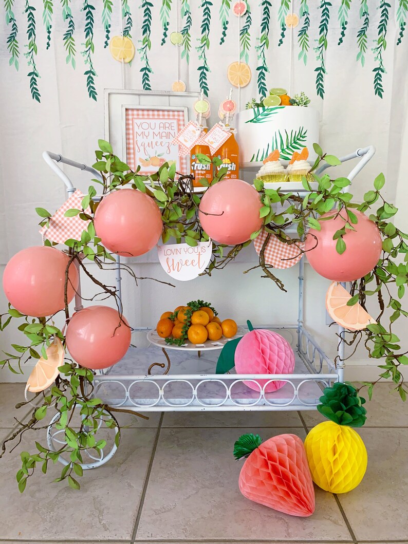 Printable Citrus Party Decorations Printable Bridal Shower | Etsy