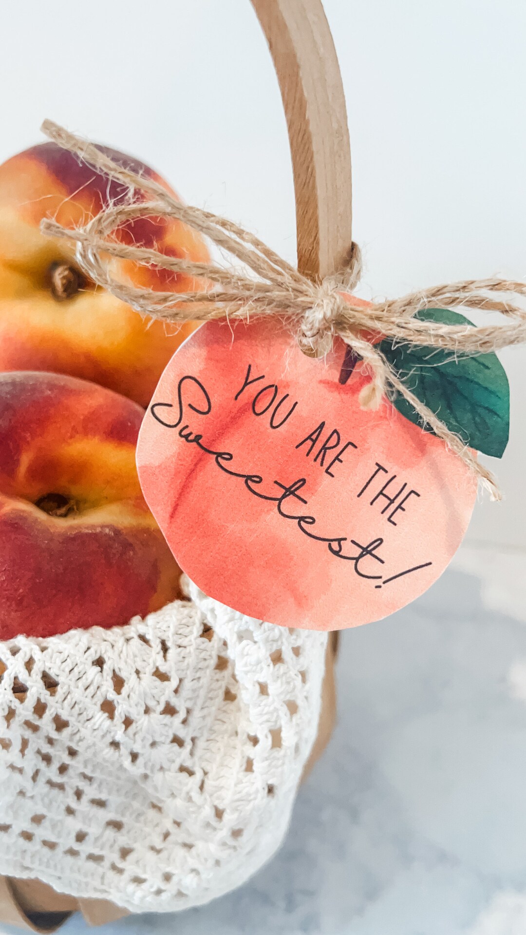 Printable Gift Tags, Peach Gift Tags, You Are so Sweet Peach Gift Tags ...