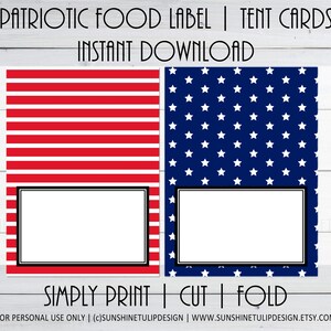 Printable 4th of July Decorations, Printable Patriotic Party ...
