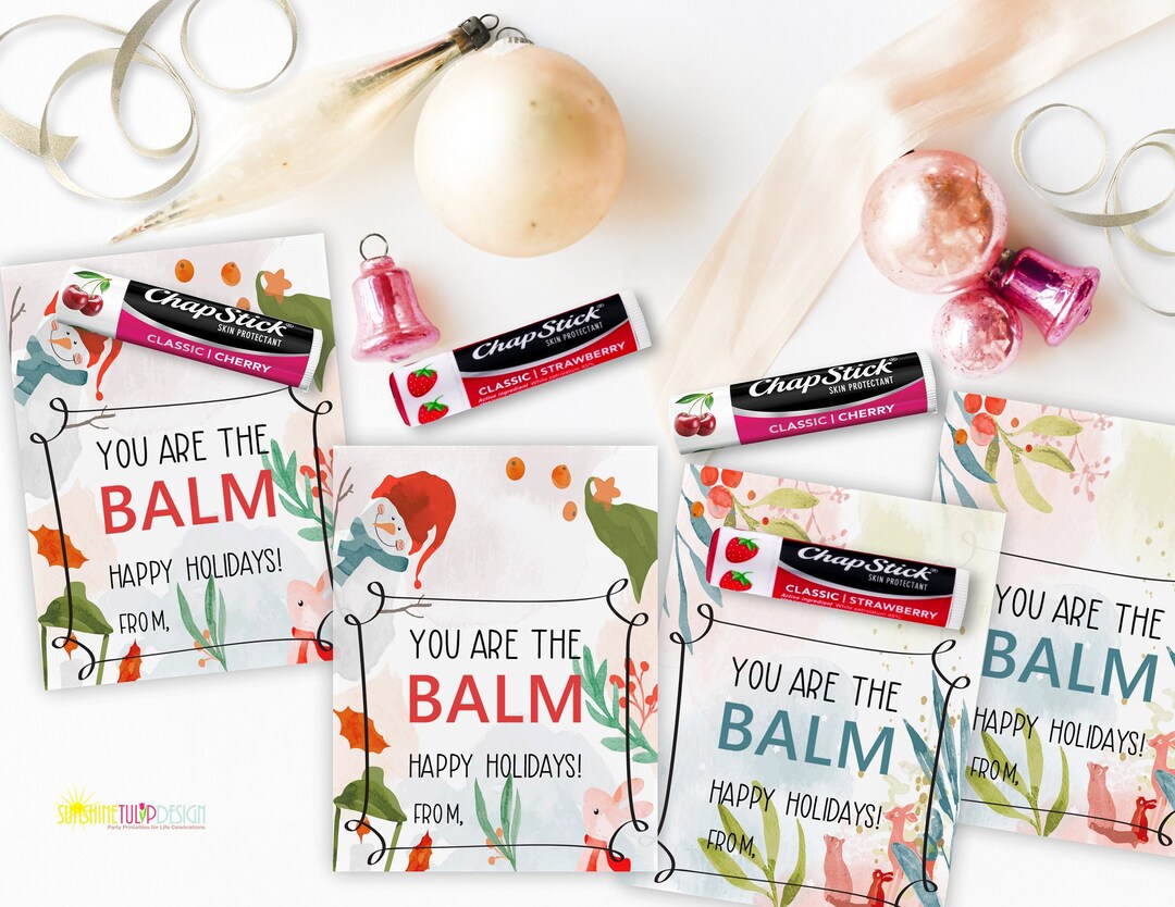 Teacher Appreciation Printable Tags, Printable You Are the BALM Gift ...