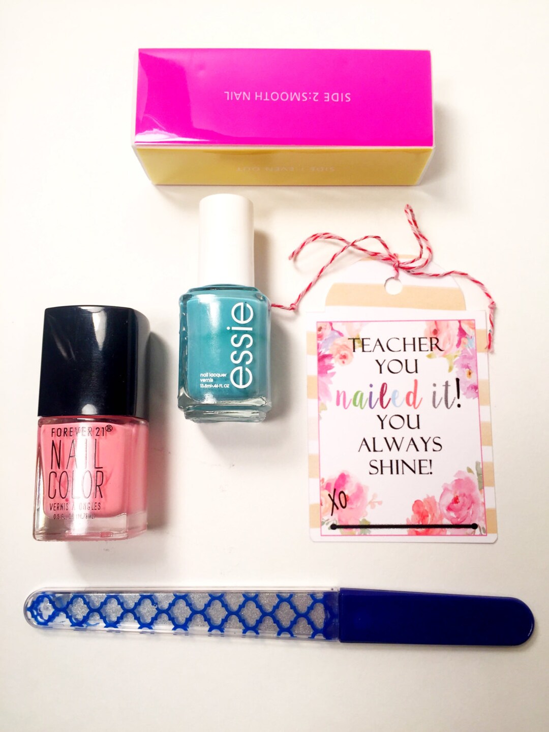 Printable Teacher Appreciation Nail Polish Gift Tags, Teacher You ...