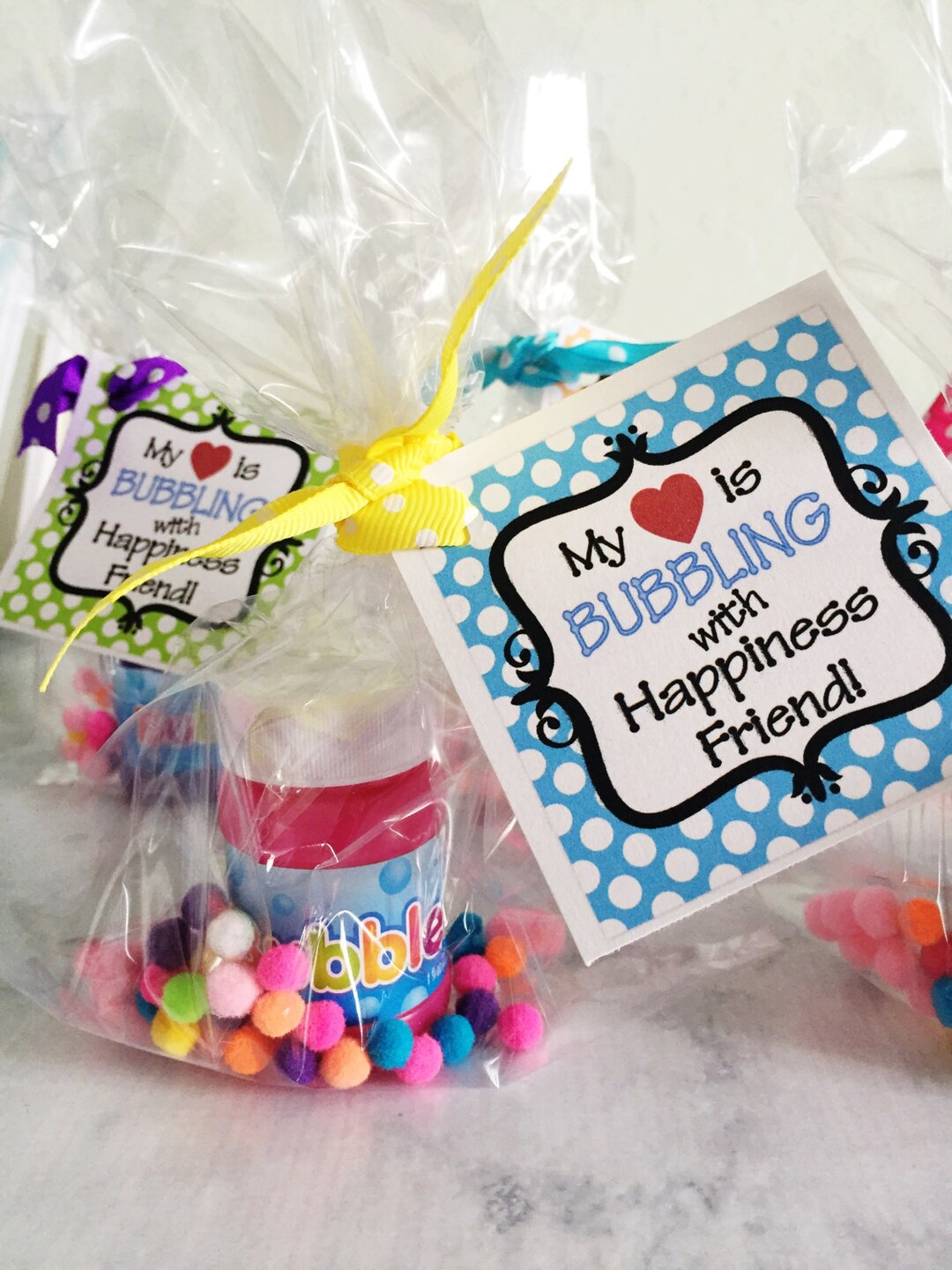 Printable Bubbling Heart Valentines Day Tags, Teacher Appreciation Tags ...