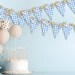 Printable Buffalo Plaid Banner | Light Blue Buffalo Plaid Banner ...