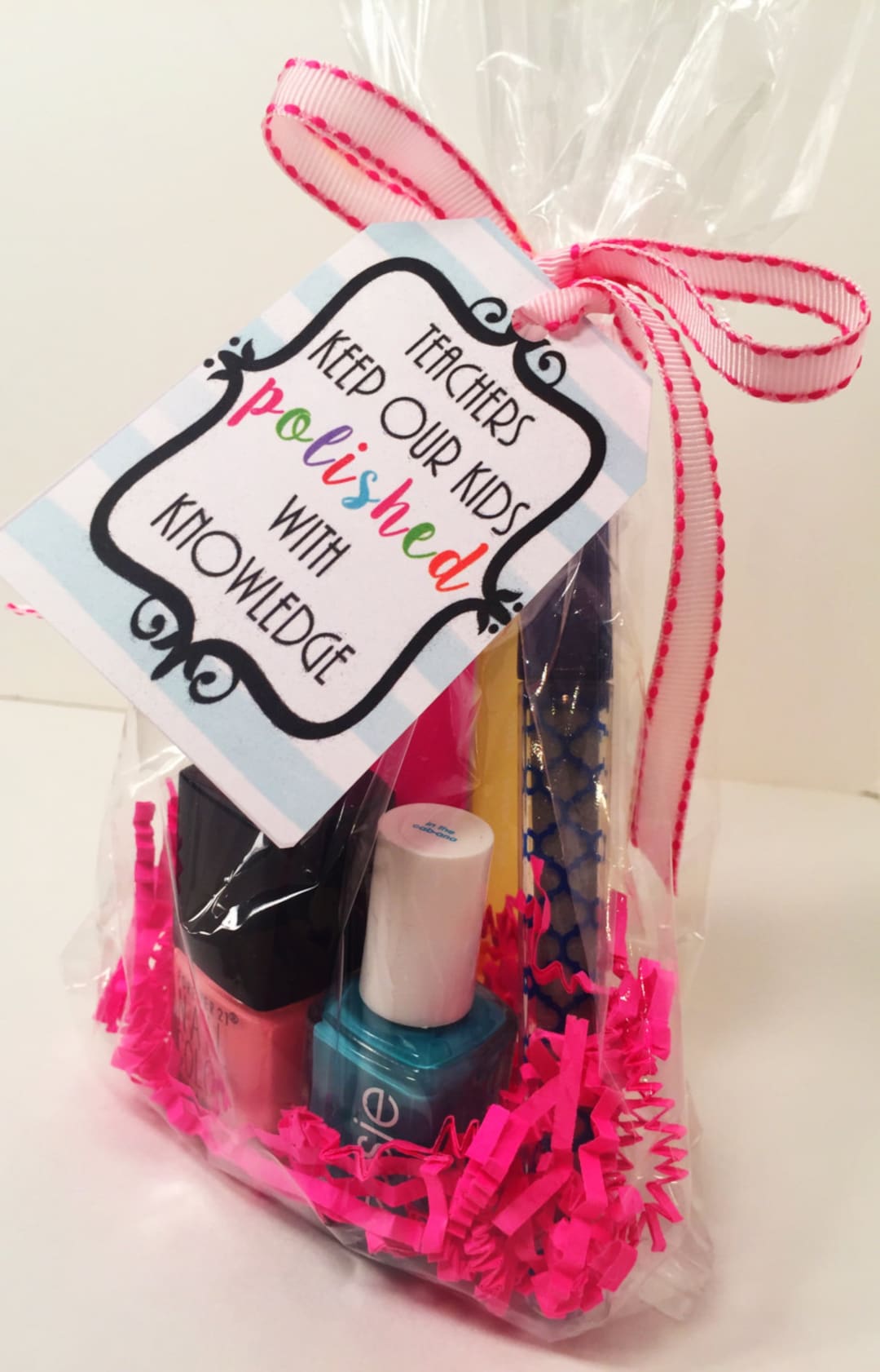 Teacher Appreciation Nail Polish Gift, Printable Teachers Keep Our Kids ...