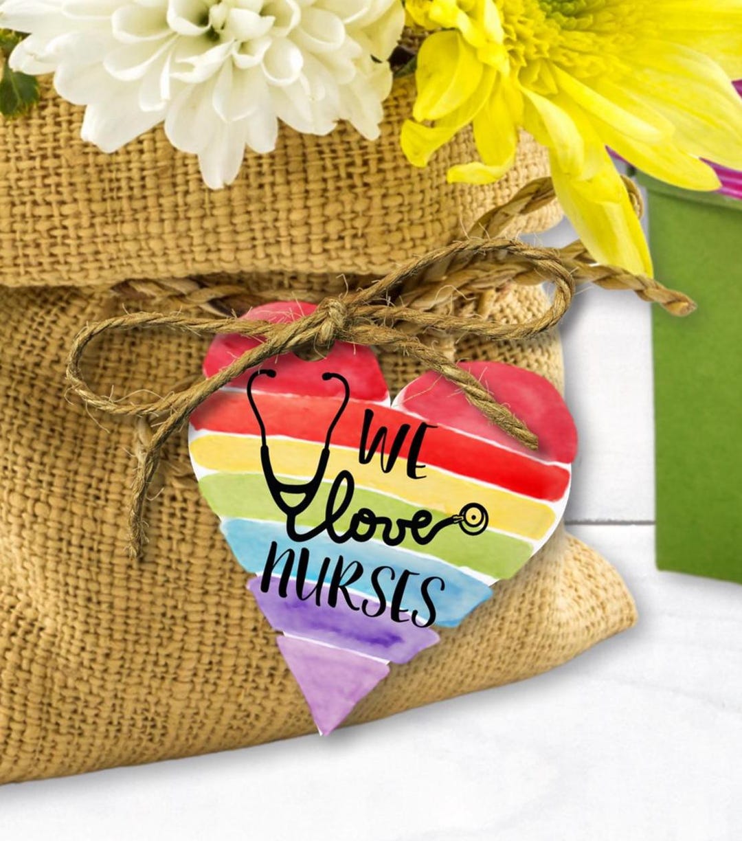 Nurse Appreciation Gift Tags, Nurses Week Gift Tag, Healthcare Heroes ...