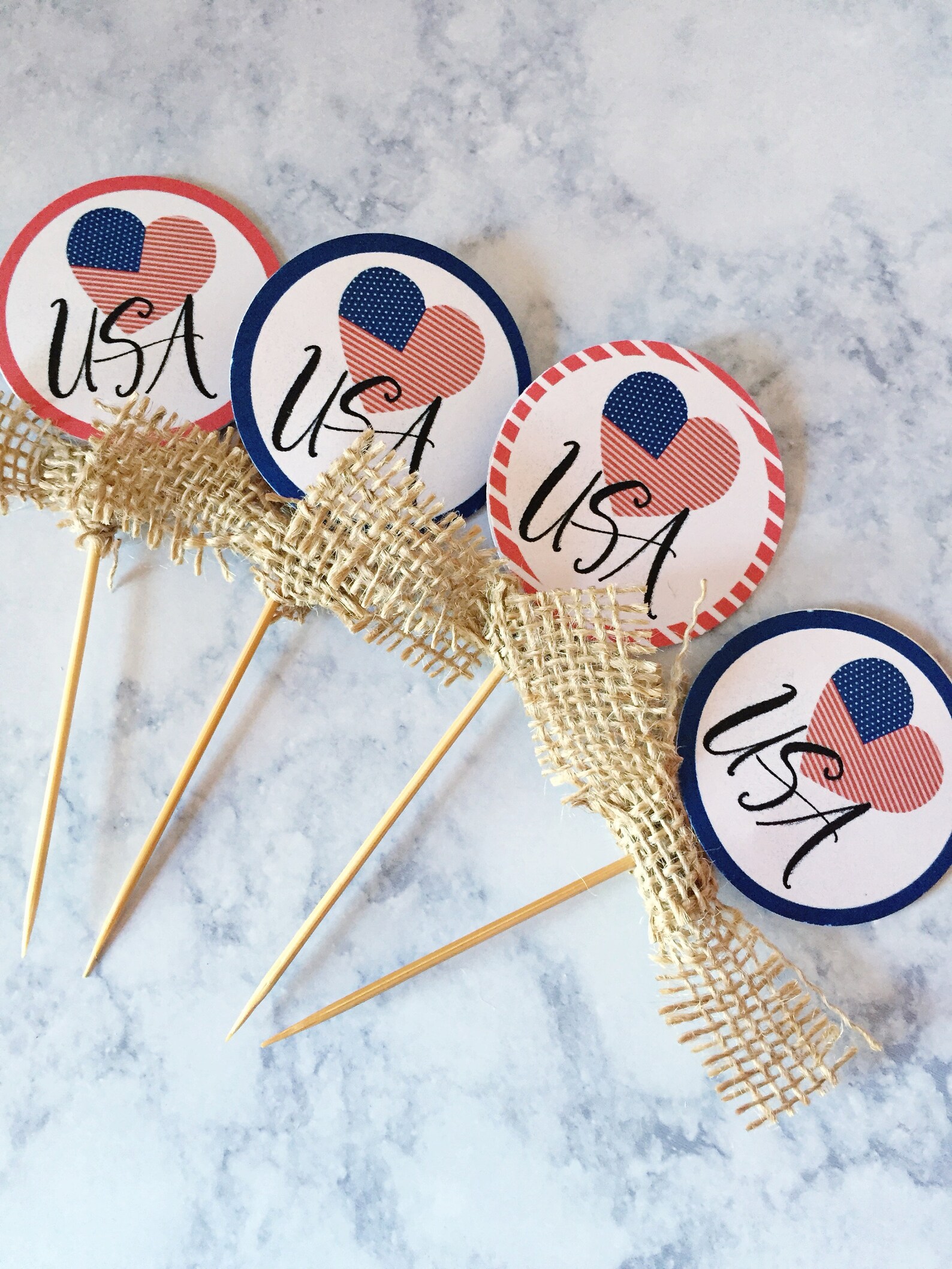 Printable 4th of July Decorations Printable Patriotic Party | Etsy