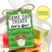 Printable Game Day Treat Tags | Printable Baseball Favor Tag | Baseball ...
