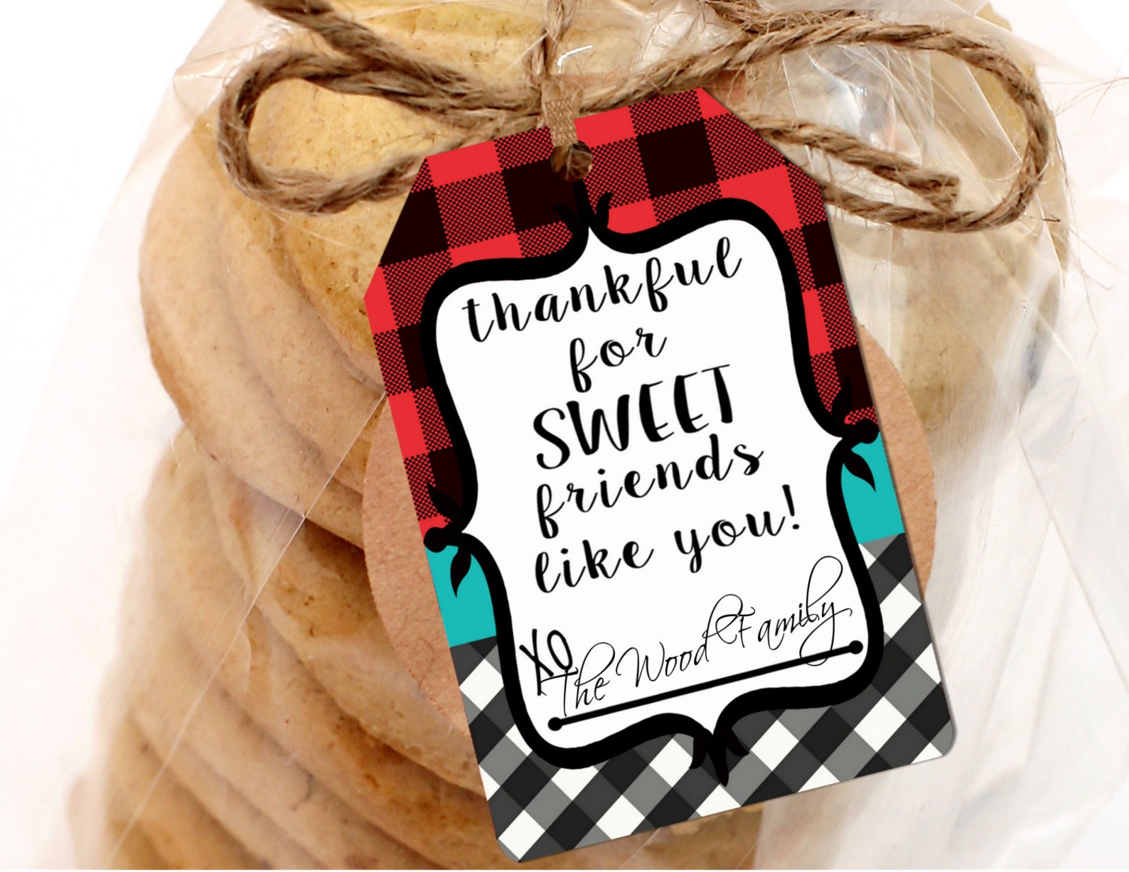 Printable Thankful for SWEET Friends Like You Gift Tags, Printable ...