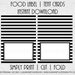 Printable Black and White Stripe Food Labels Printable Table | Etsy