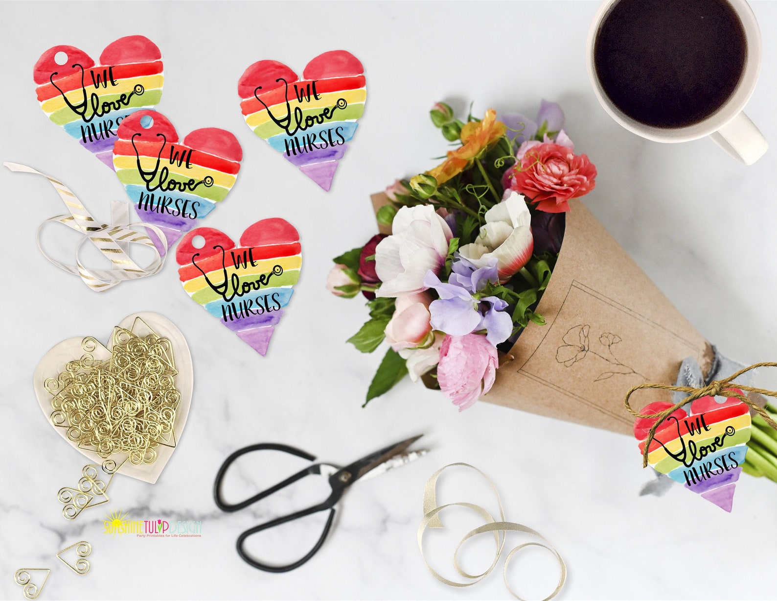 Nurse Appreciation Gift Tags Healthcare Heroes Appreciation - Etsy