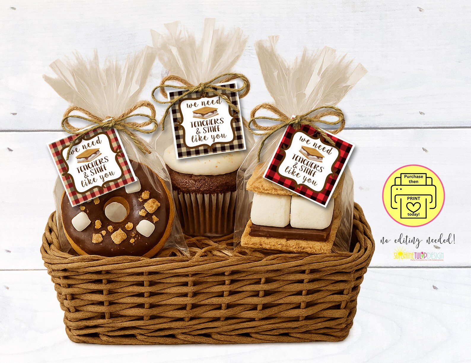 Printable We Need SMORE Teachers & Staff Like You Tags, Teacher ...