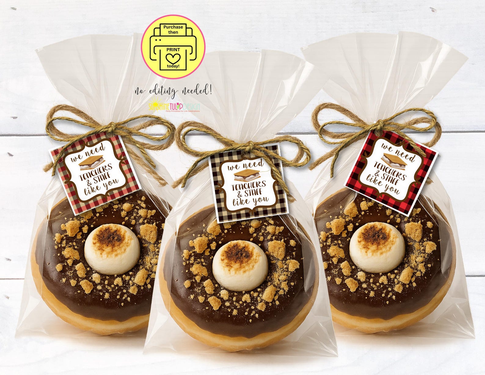 Printable We Need SMORE Teachers & Staff Like You Tags, Teacher ...