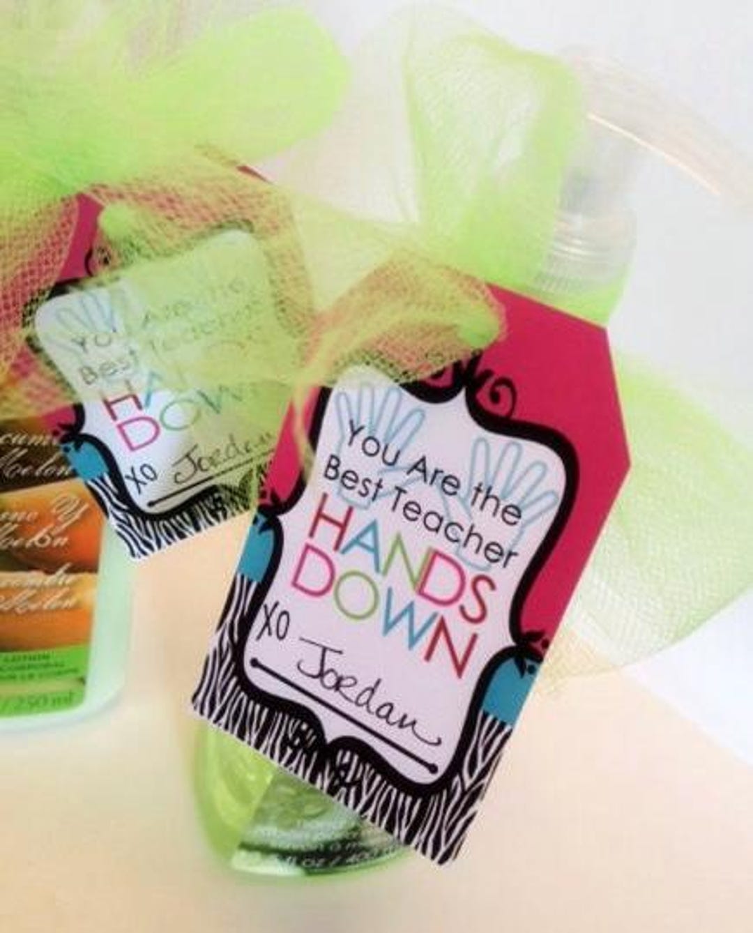 Printable Teacher Appreciation Soap Gift, Hand Lotion Gift, Best ...