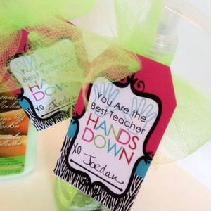 Printable Teacher Appreciation Soap Gift, Hand Lotion Gift, Best ...