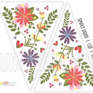 Printable Spring is Here Banner, Printable Spring Banner, Spring Polka ...