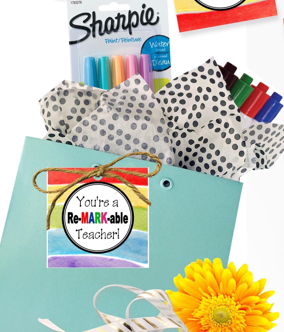 Printable Teacher Appreciation Tag, You Are Remarkable Gift Tags ...