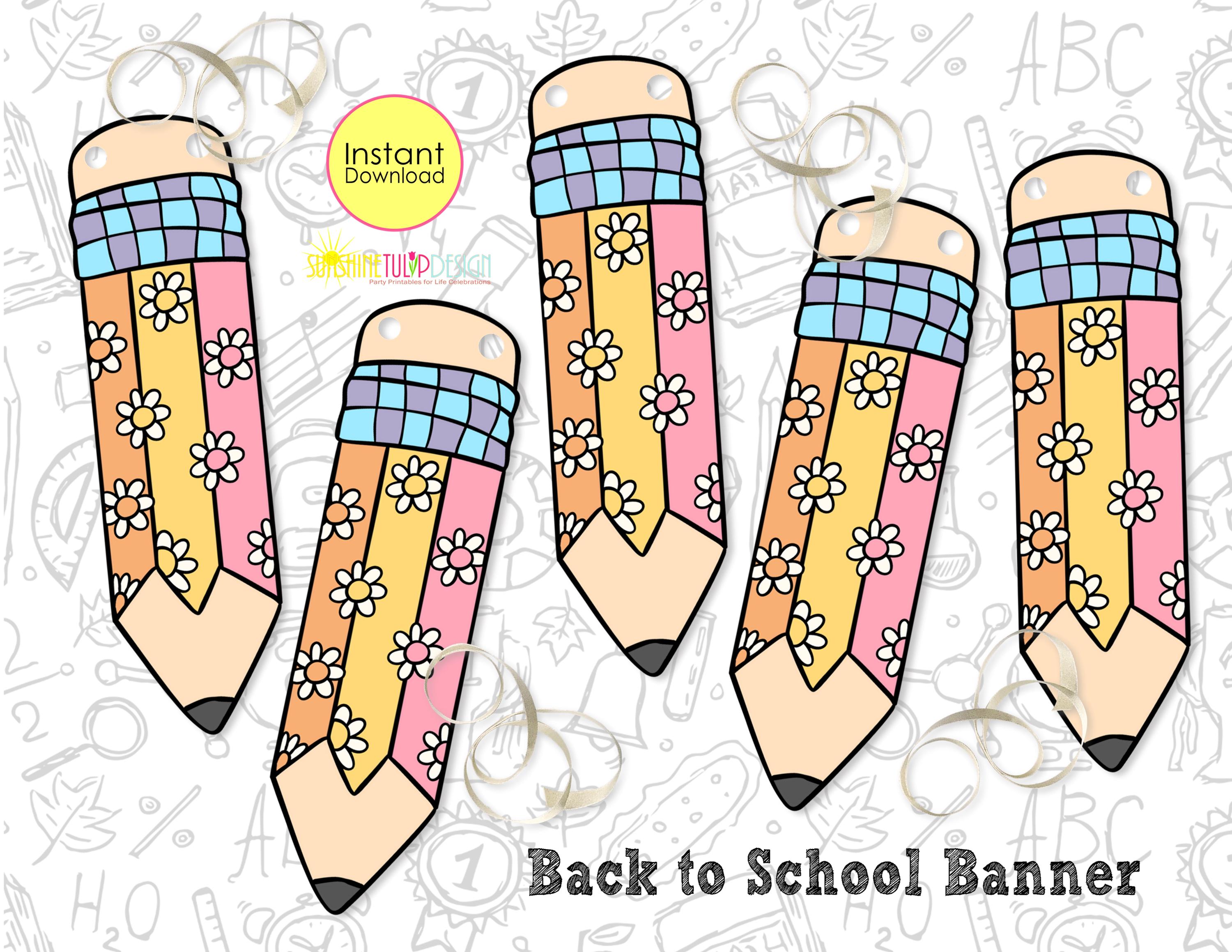 Printable Welcome Back Banner | Printable Classroom Banner Decor | Back ...