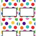 Printable Polka Dot Birthday Collection Printable Rainbow - Etsy