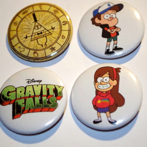 Dipper and Mabel Pin Buttons 37 Mm/146 - Etsy