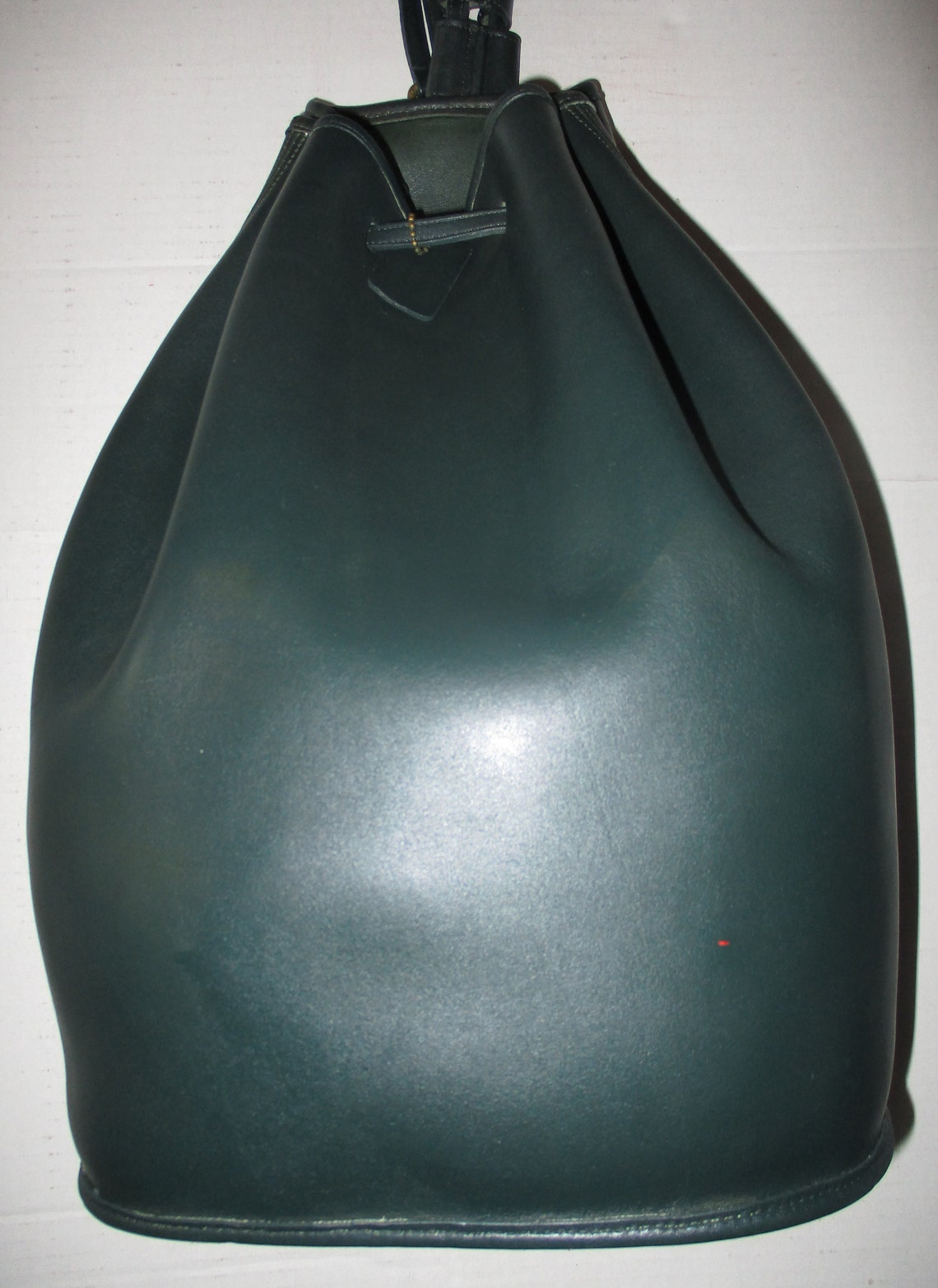 COACH Vintage the Sling Dark Green Leather Ruck Sack - Etsy