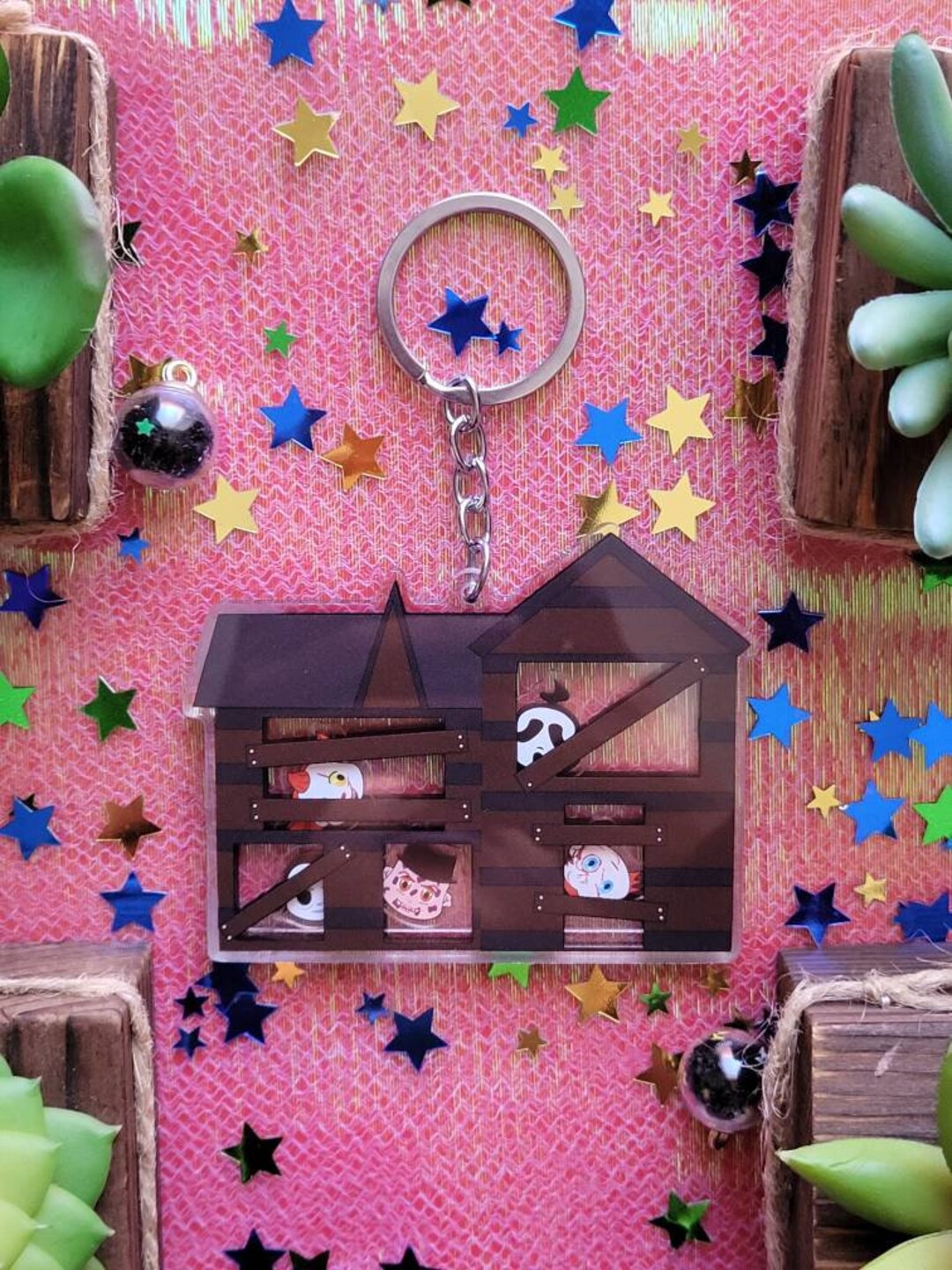 Horror Movie / Movie Slasher Shaker Keychain / Slashers Shaker Keychain ...