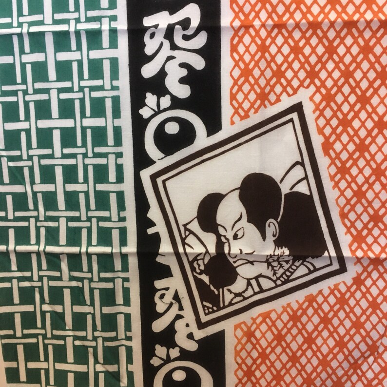 Tenugui Kabuki Fabric Wrapping Cloth Sea Japanese Fabric - Etsy