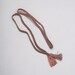 Pink Vintage Obijime, Silk Japanese Cord Kumihimo, Woven Silk Tie Belt ...