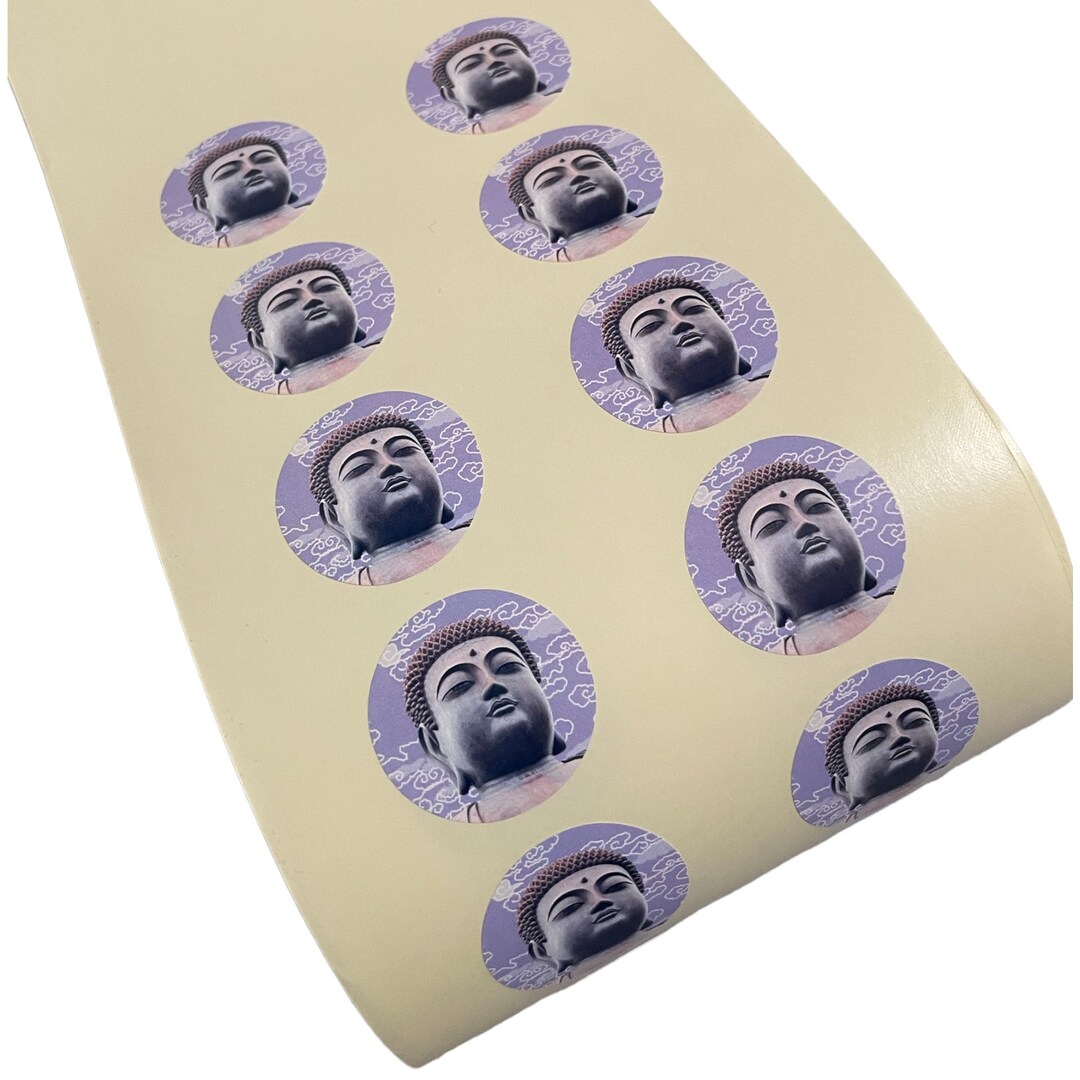 50 Great Buddha Stickers, 35mm Diameter - Etsy