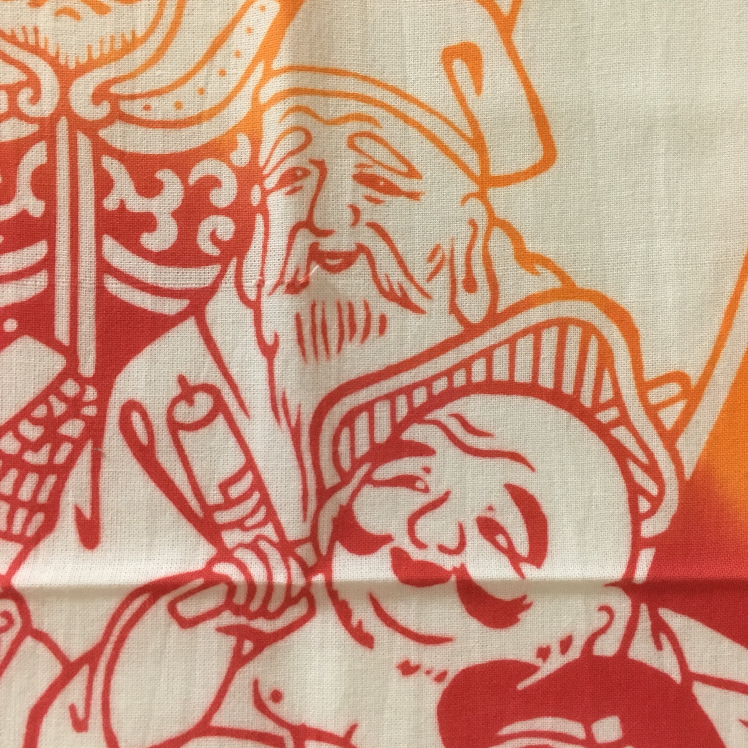 Tenugui seven gods of good luck fabric wrapping cloth | Etsy