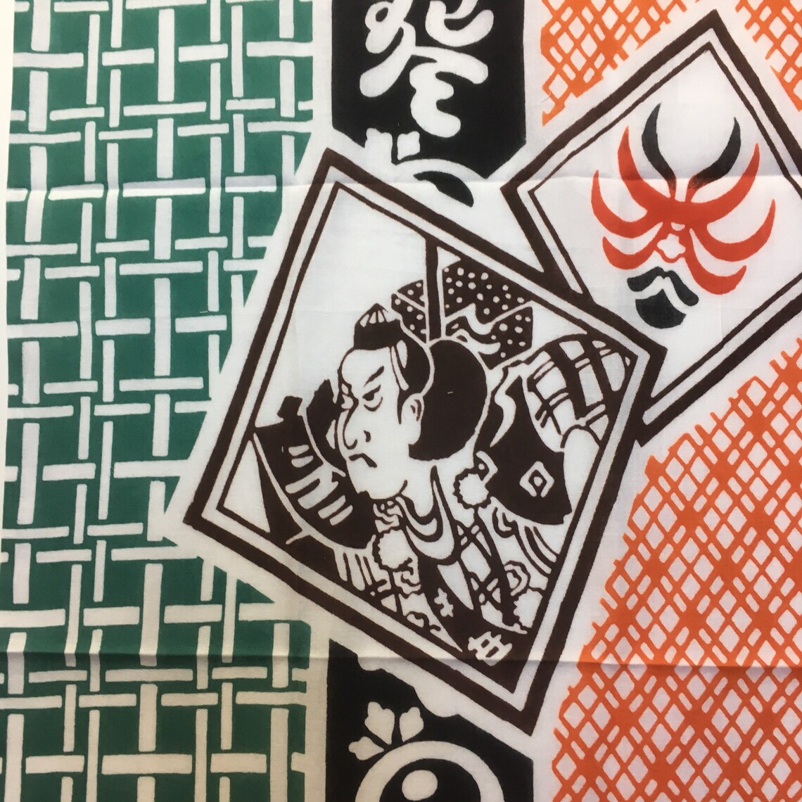 Tenugui Kabuki Fabric Wrapping Cloth Sea Japanese Fabric - Etsy