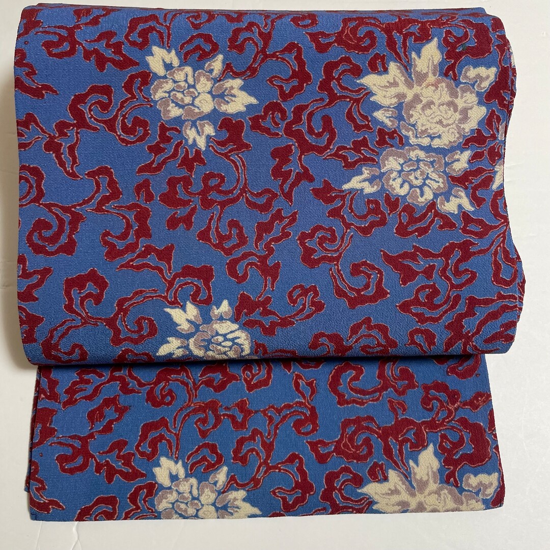 Obi, Red Obi, Authentic Kimono Obi, Vintage Obi, Japanese Kimono Belt ...