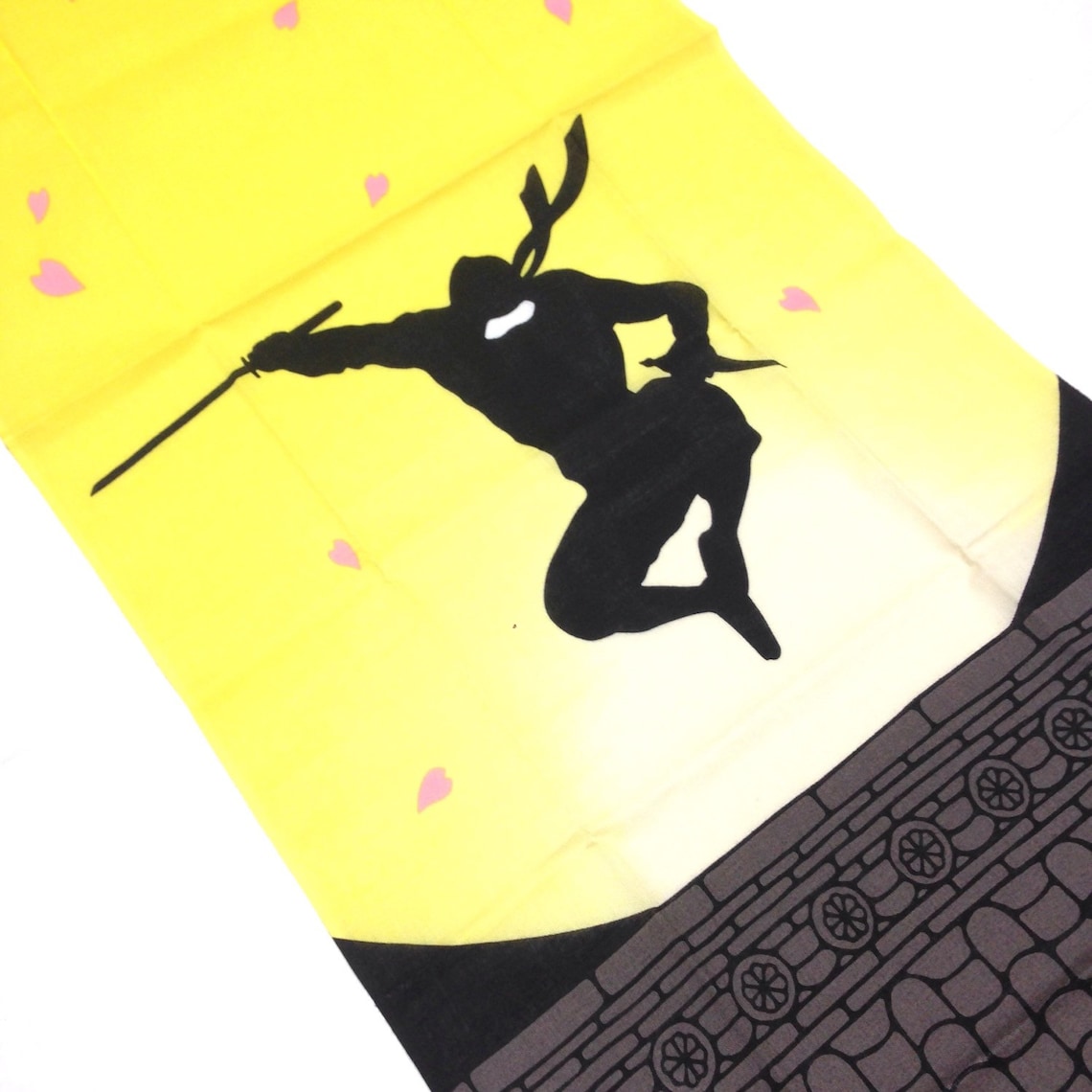 Ninja Tenugui Moonlight Ninja Tenugui Japanese Hand Towel | Etsy