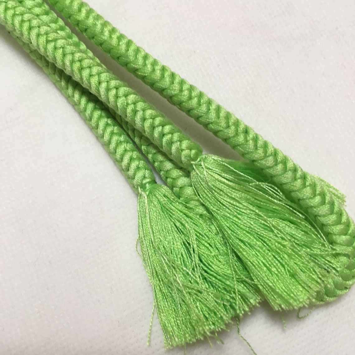 Vintage Obijime Silk Japanese Cord Kumihimo Light Green Snd | Etsy