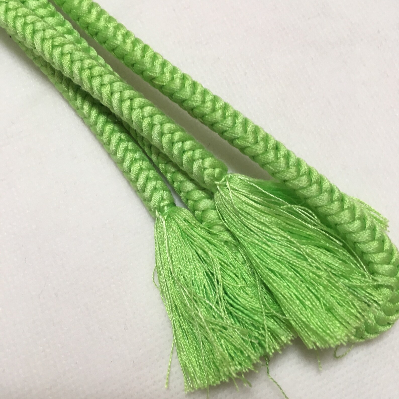 Vintage Obijime Silk Japanese Cord Kumihimo Light Green Snd | Etsy