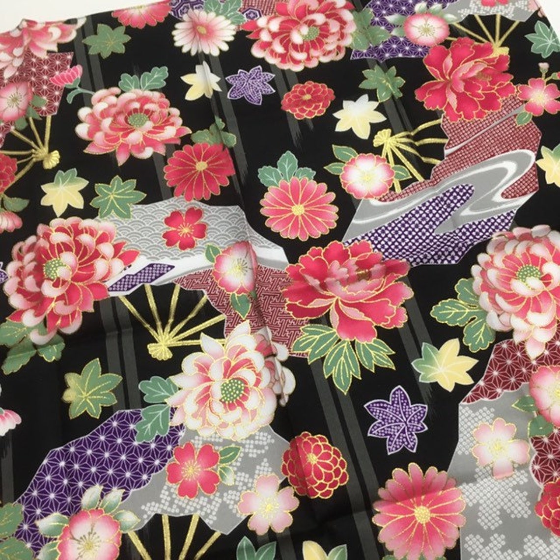 Furoshiki Japanese Fabric Furoshiki Headscarf Wrapping - Etsy
